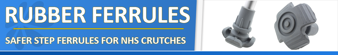 Safer Step 22mm Rubber Ferrules For NHS Crunches